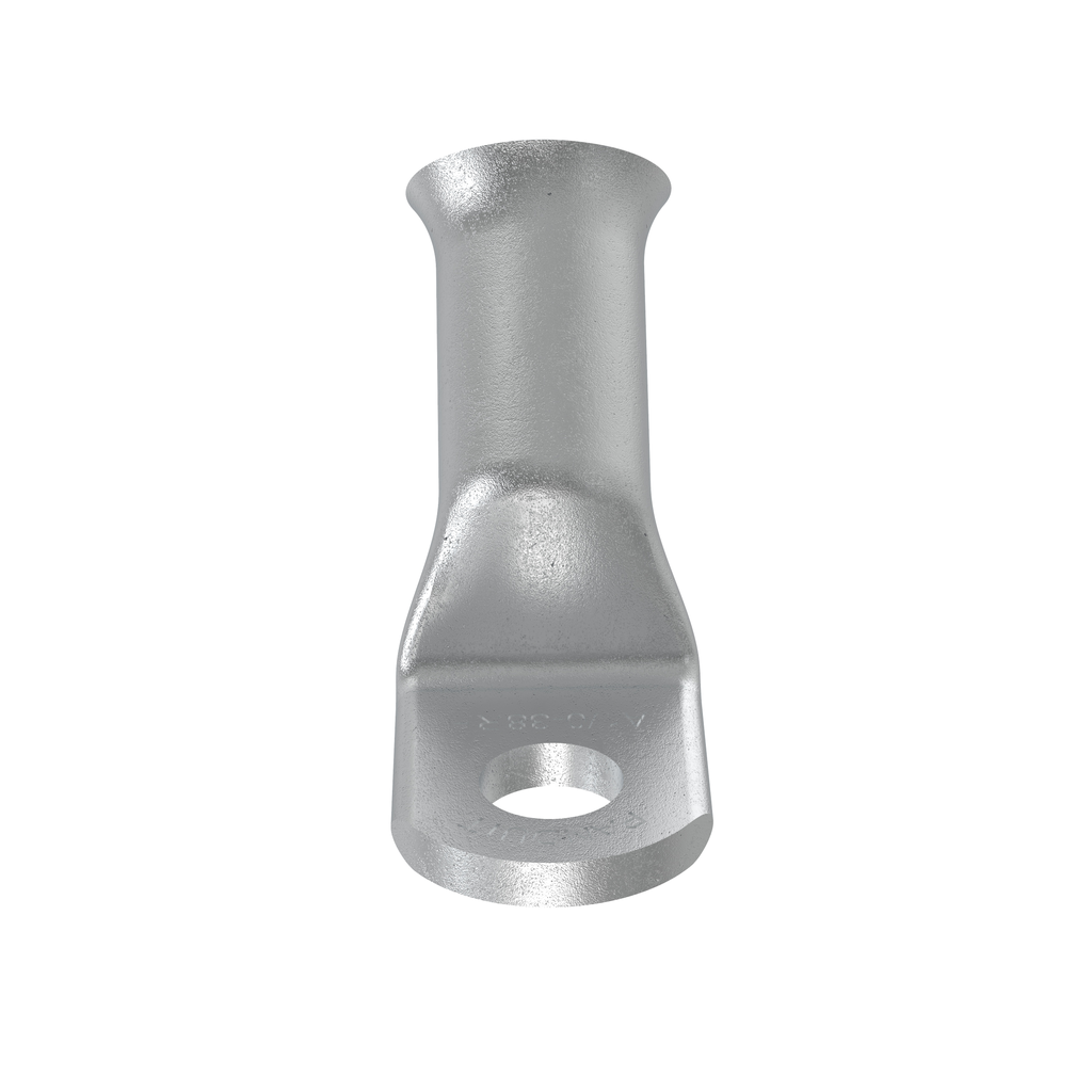 Pan-Lug™ A1/0-38RH-C Comp. Lug, 1/0, Tin Plt Copper, 45°, One 0.38 ...