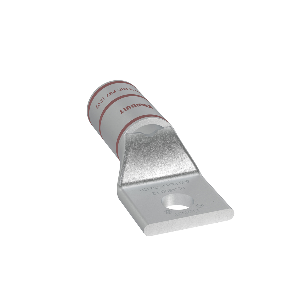 Pan-Lug™ LCA500-12-6 Comp. Lug, 500, Tin Plt Copper, Strt, One 1/2 ...