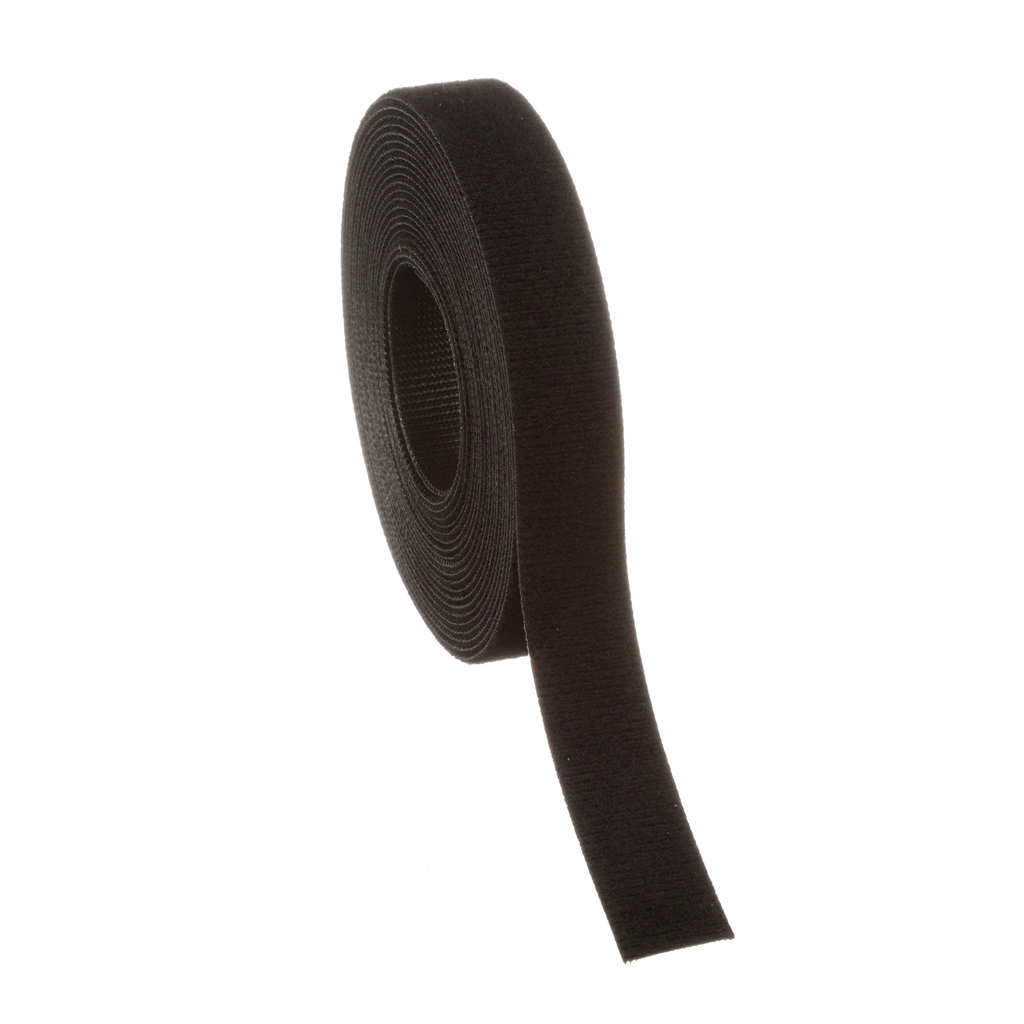 Panduit HLS-15R0 Hook & Loop Roll, 15'L (4.6m), .75"W (19.1mm), Black ...