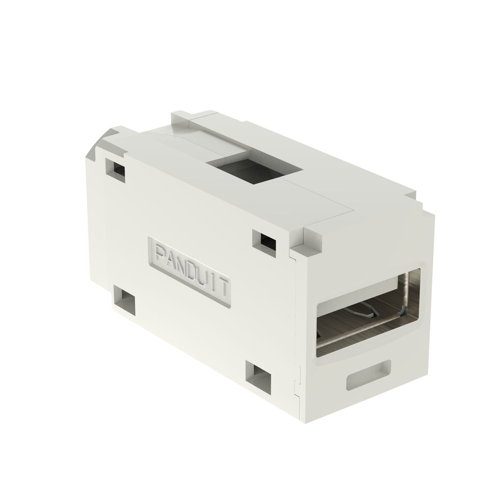 Panduit CMUSBAAIW Mini-Com® USB Coupler | Viking Electric