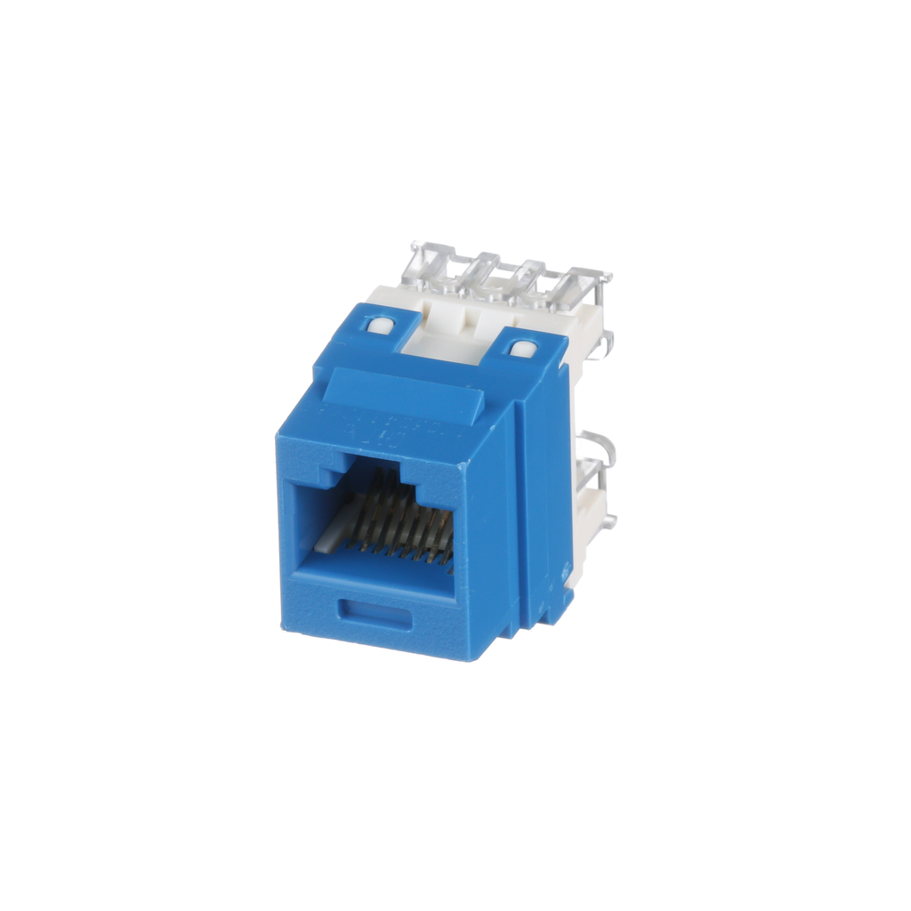 Panduit NK688MBU 8-Position 8-Wire Category 6 Blue Keystone Punchdown ...