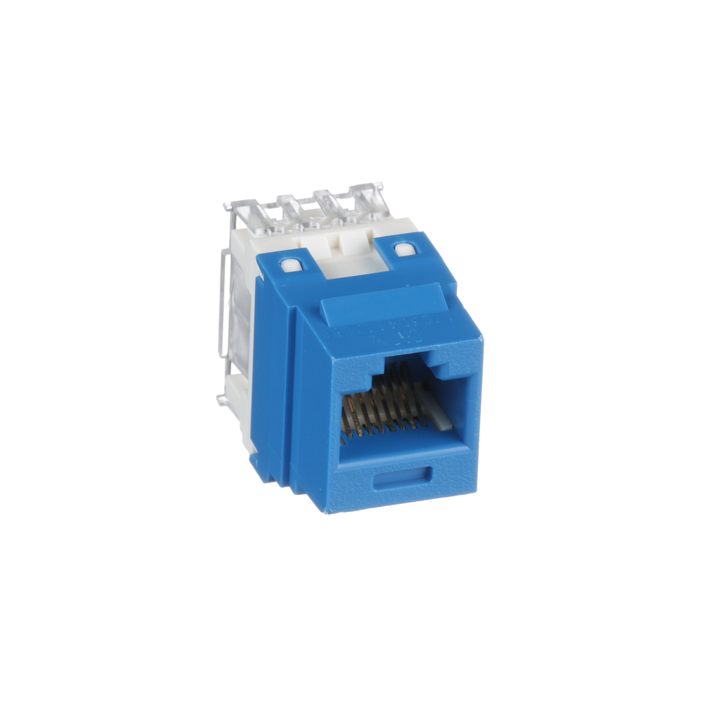 Panduit NK688MBU 8-Position 8-Wire Category 6 Blue Keystone Punchdown ...