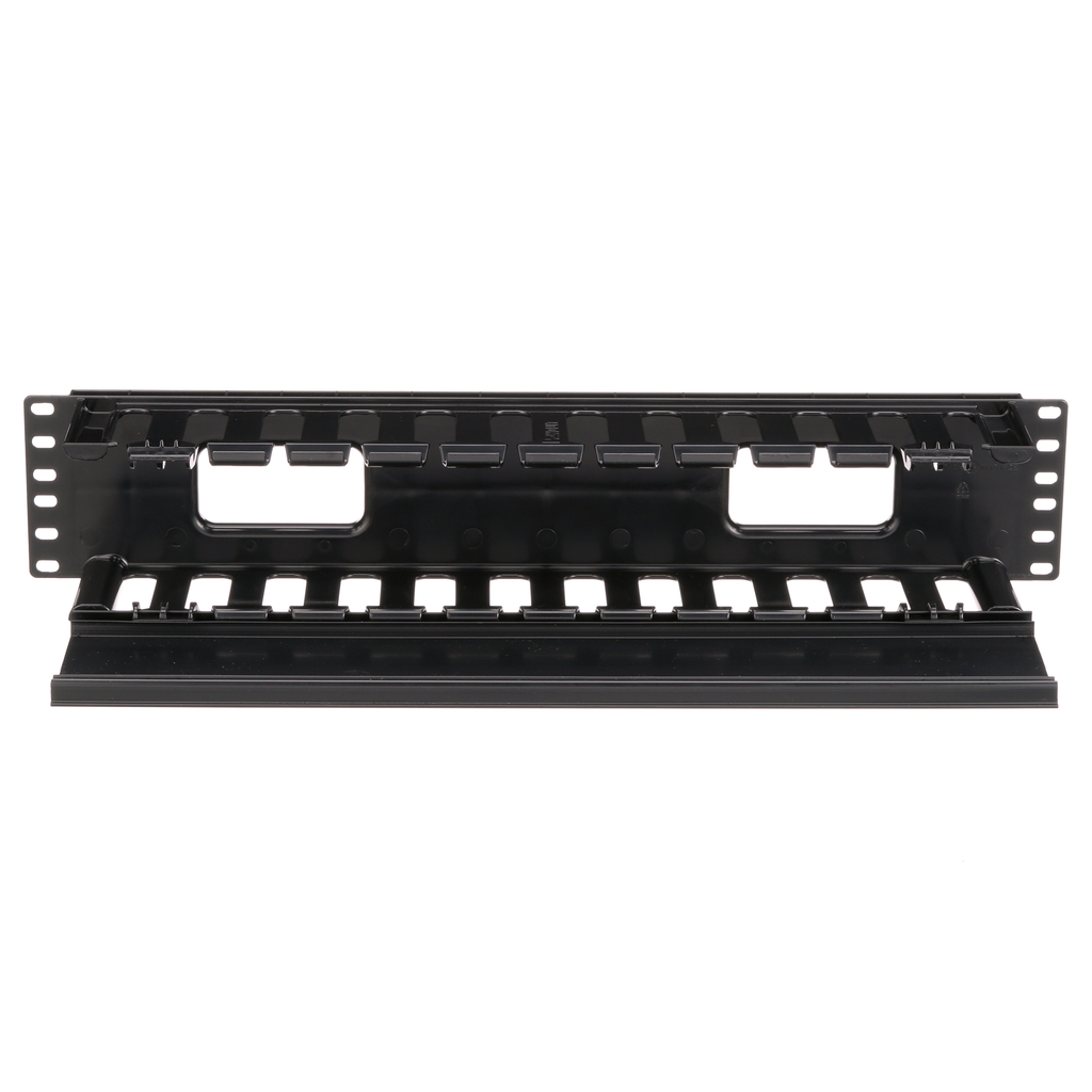 PatchLink™ Horizontal Single-Sided Manager, 2RU, 3.7 in. Depth | Mayer ...