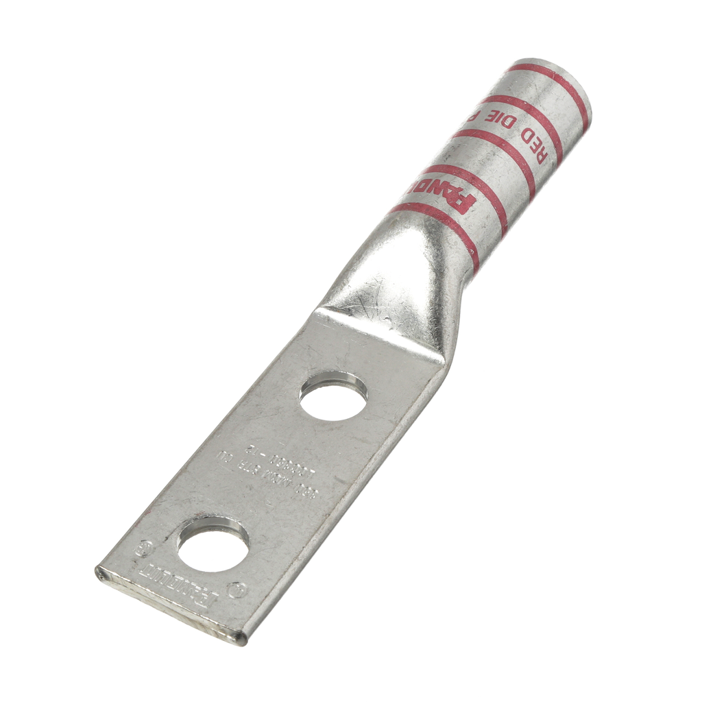 Pan-Lug™ LCC350-12-X Comp. Lug, 350, Tin Plt Copper, Strt, Two 1/2 ...