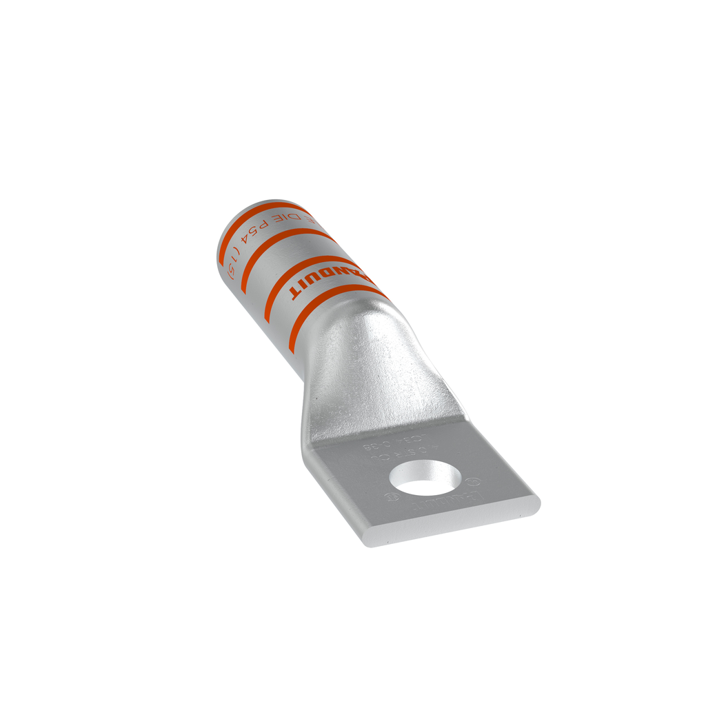 Pan-Lug™ LCB4/0-38-X Comp. Lug, 4/0, Long, Tin Plt Copper, Strt, One 3/ ...