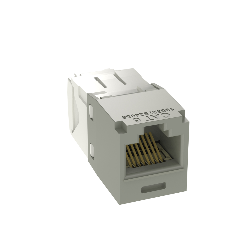 Mini-Com® UTP RJ45 Cat 6 TG Jack Module, IG | Mayer Electric