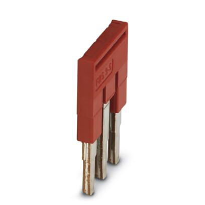 Phoenix Contact 3030174 5.2 mm Pitch 24 Amp 3-Position Red Copper ...