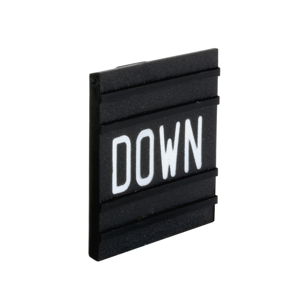 Square D 9001B112 30 mm Push Button Legend Plate | Cooper Electric