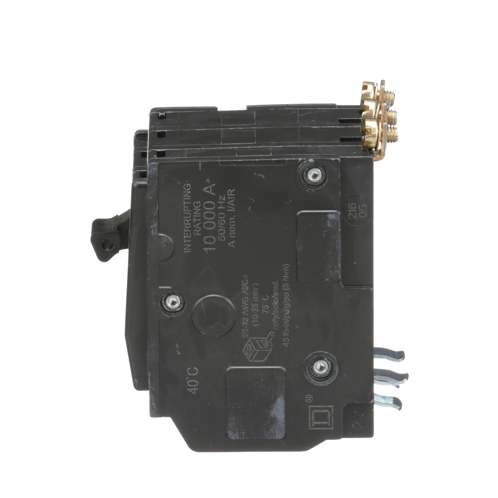Square D QOB350 Miniature Circuit Breaker 50A 240V 3Ph , Bolt-On ...