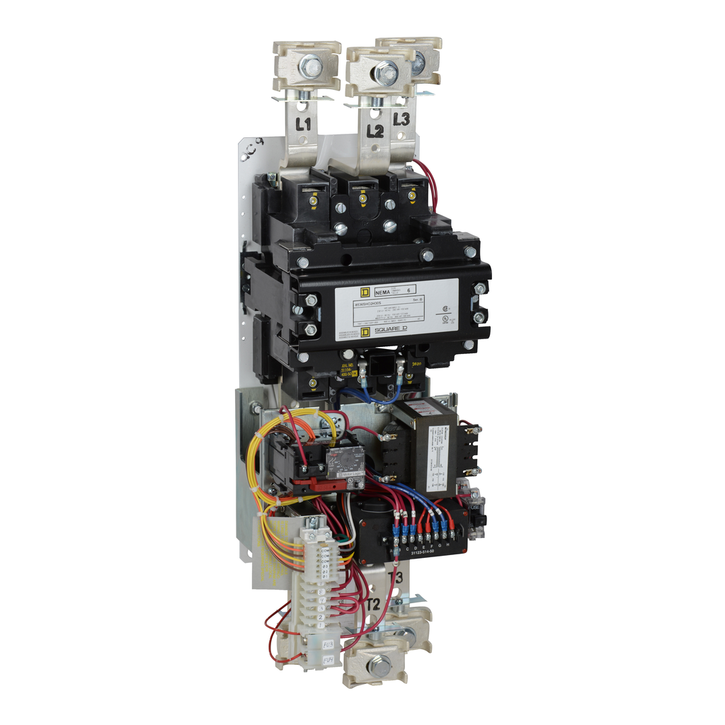 NEMA Motor Starter, Type S, nonreversing, Size 6, 540A, 400 HP at 460 ...