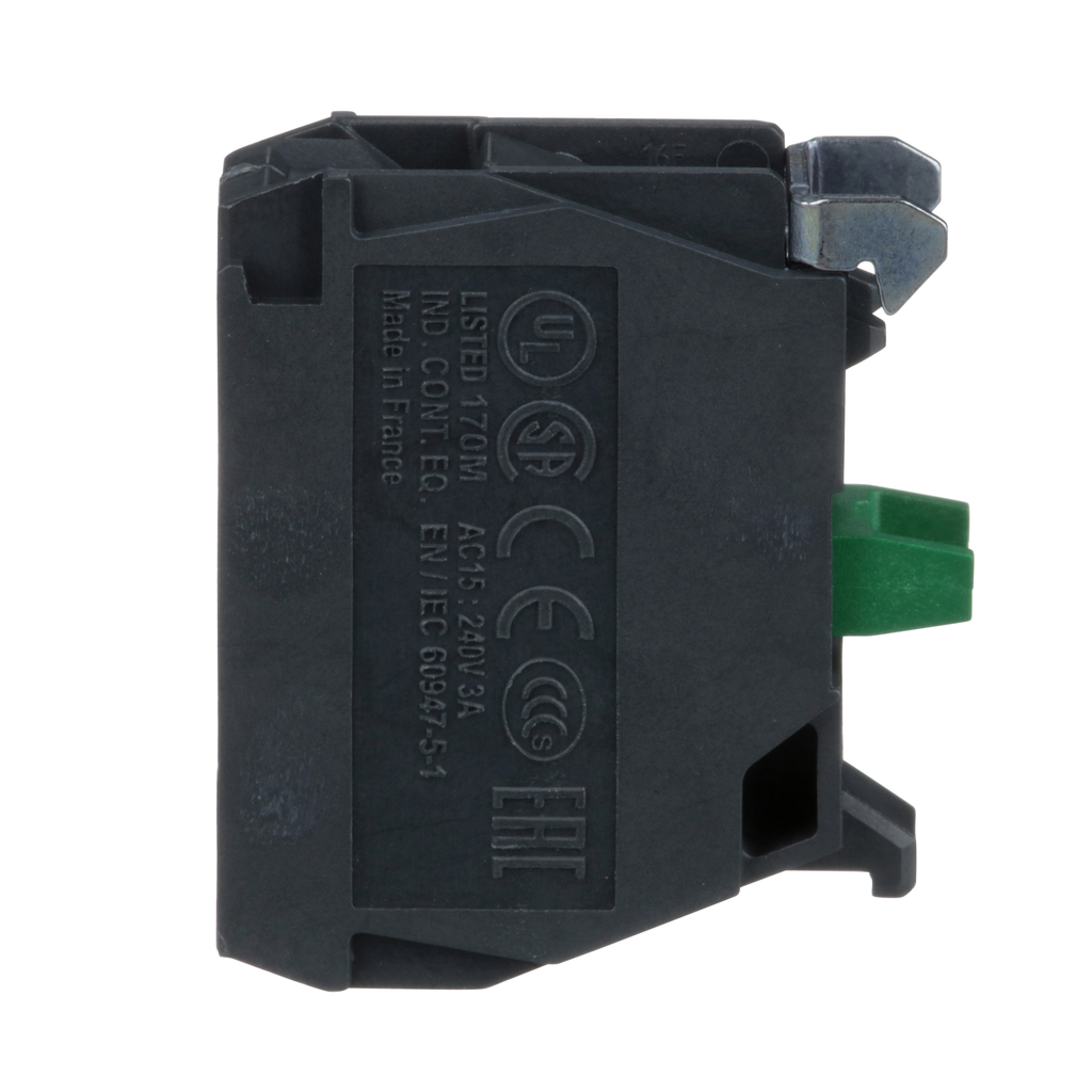 Square D ZBE101 22 mm 1NO Standard Single Push Button Contact Block ...