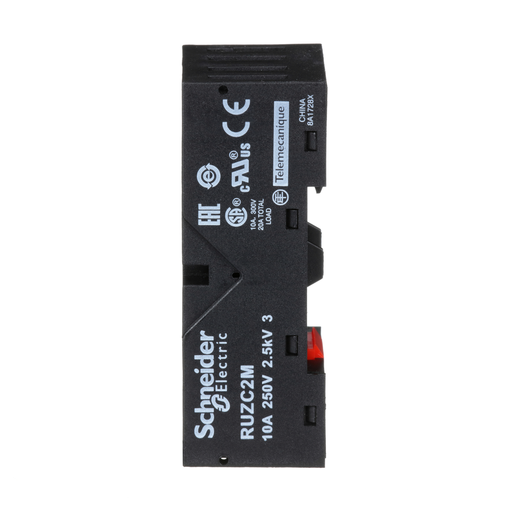 Square D RUZC2M 250 Volt 10 Amp 35 mm Din Rail/Panel Mount Box Lug ...
