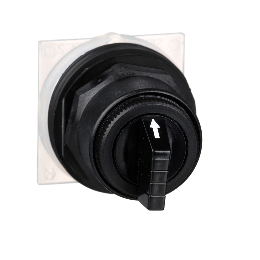 Square D 9001SKS43B 30 mm 3-Position Black Maintained Knob Non-Illuminated Selector Switch ...