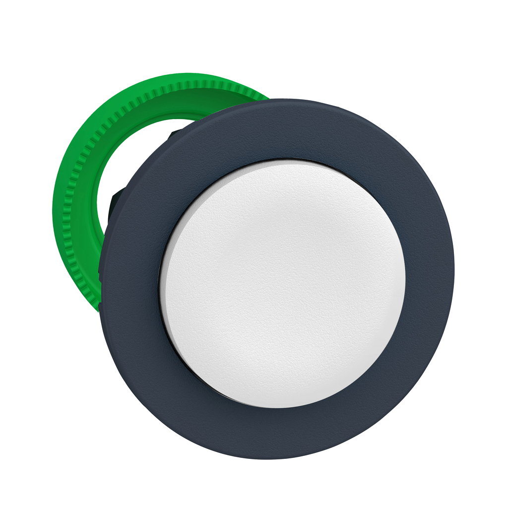 Harmony XB5, Antimicrobial Flush mounted push button head, plastic ...