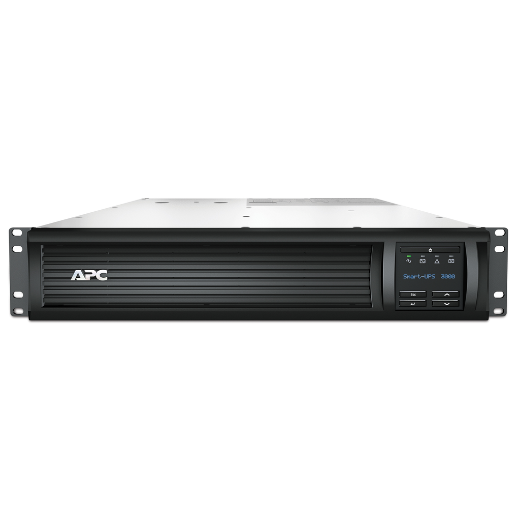 APC Smart-UPS, Line Interactive, 3kVA, Rackmount 2U, 120V, 6x NEMA 5-15R+2x NEMA 5-20R outlets ...