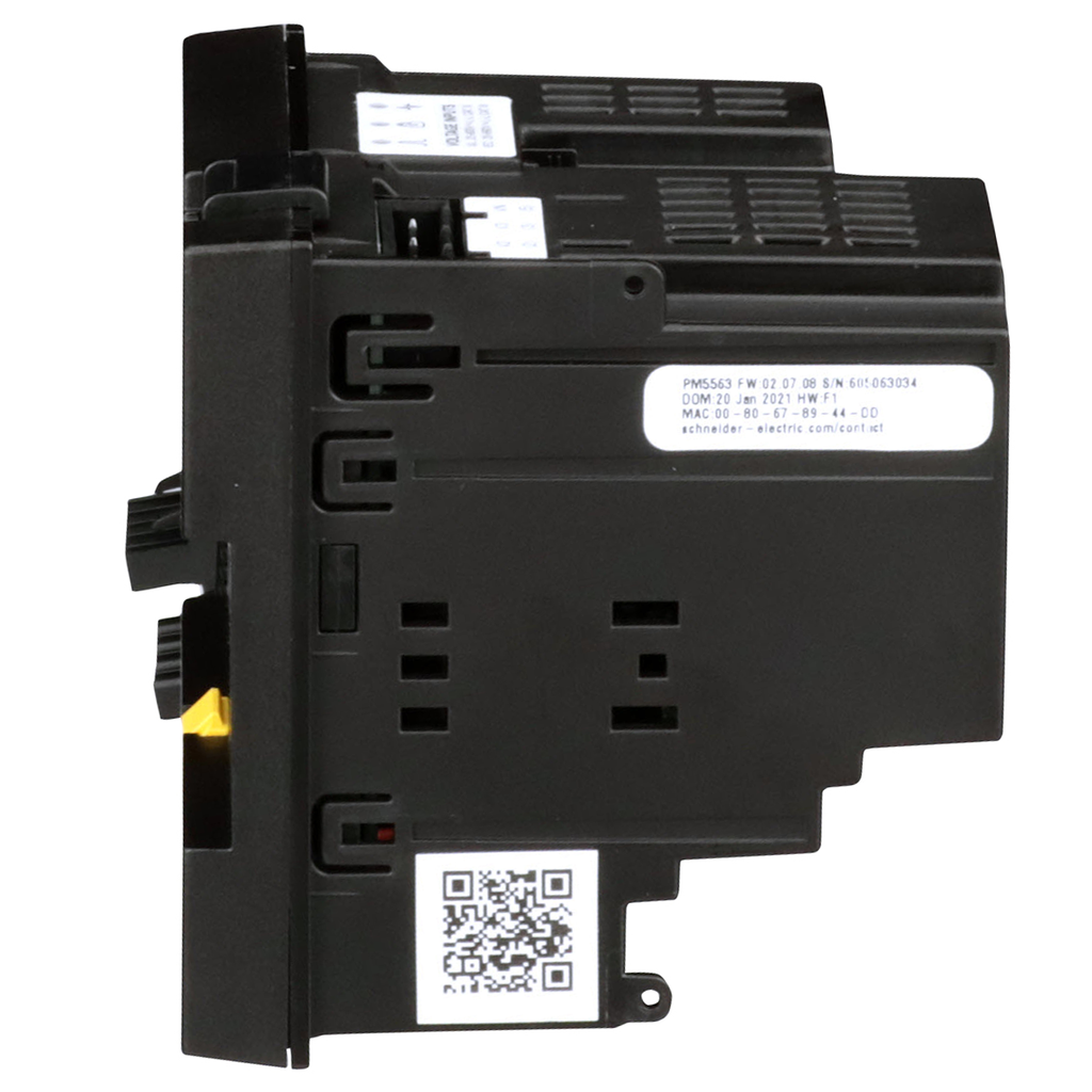 PM5563 Meter, 2 ethernet, up to 63th H, 1,1M 4DI/2DO 52 alarms, DIN ...