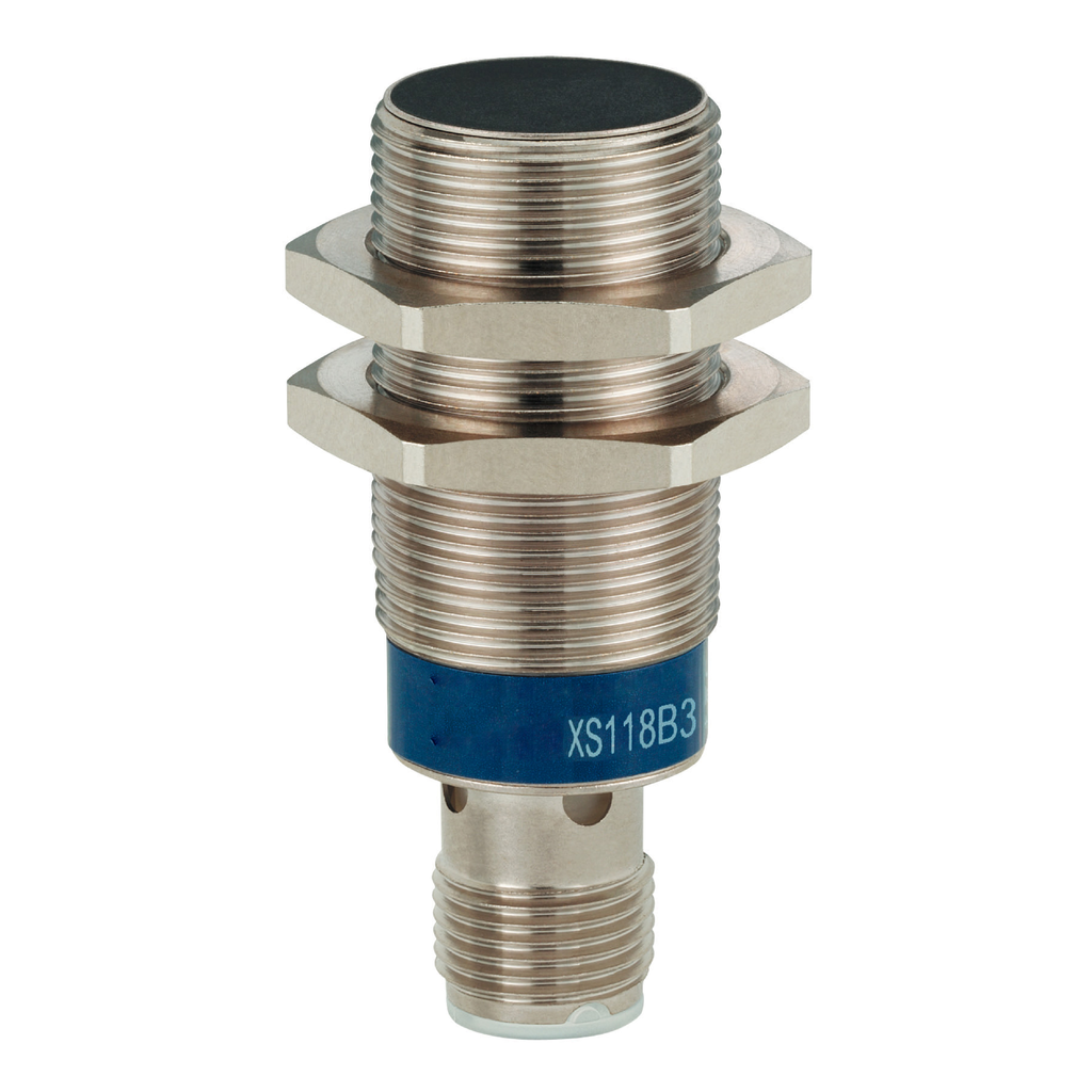 inductive sensor XS1 M18, L50mm, brass, Sn8mm, 12..24VDC, M12 | Mayer ...