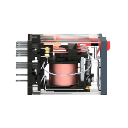 Square D RXM4AB2B7 24 VAC 6 Amp 4CO DPDT Din Rail/Panel Mount Miniature ...