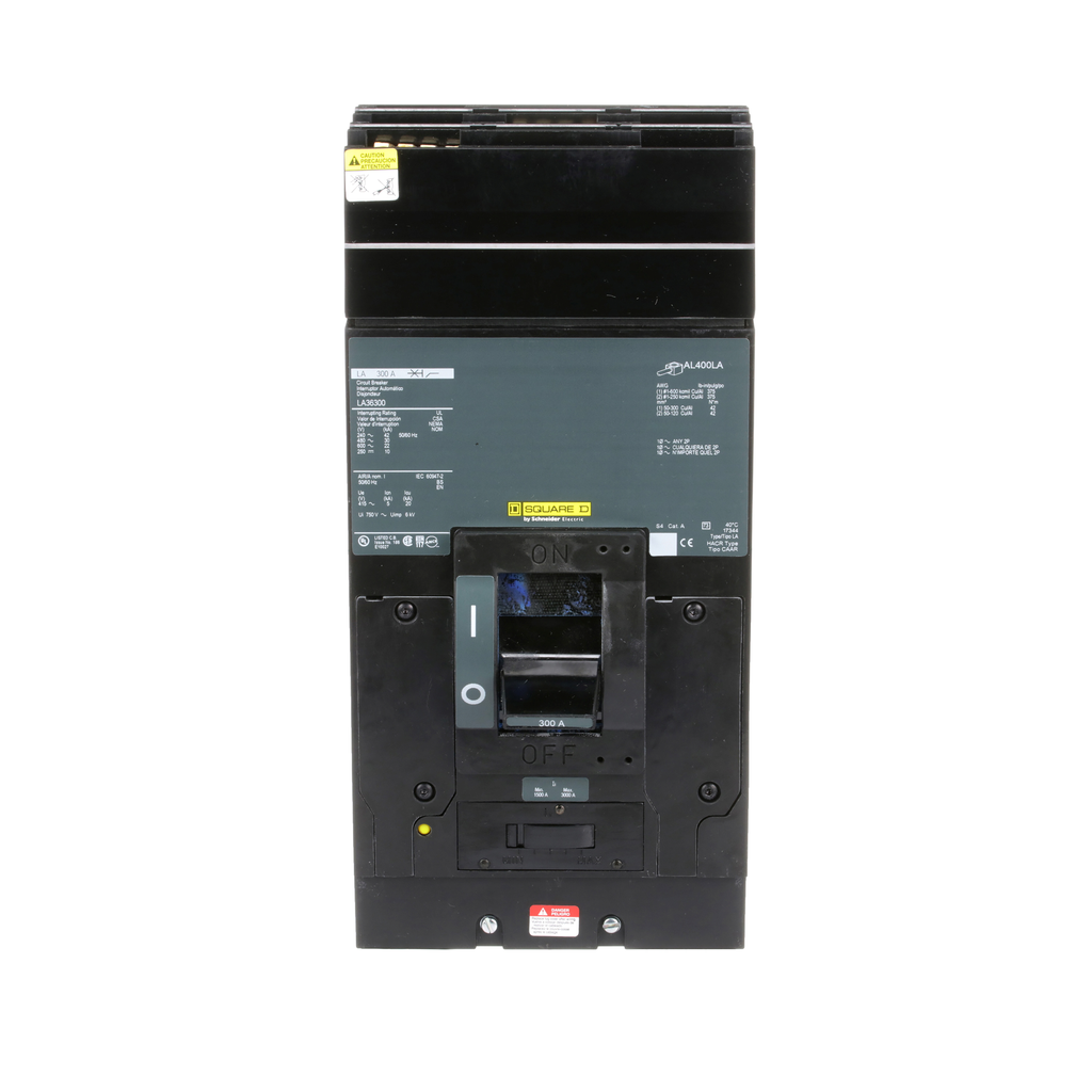 Square D LA36300 600 Volt 300 Amp Molded Case Circuit Breaker | Capital ...
