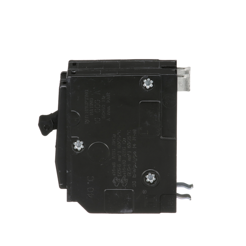 Square D QO215 Miniature Circuit Breaker 15A 120/240V 2P 1Ph , Plug-On ...