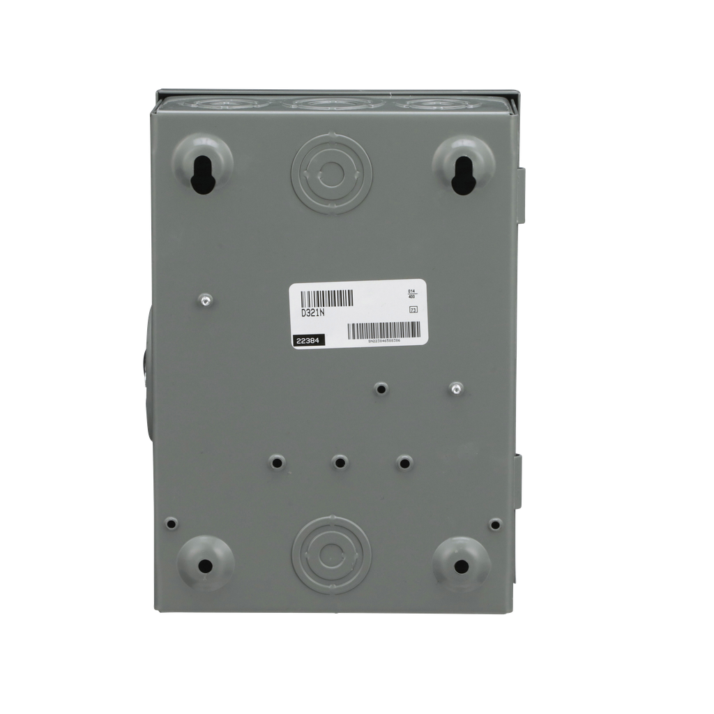 Square D D321N Safety Switch Fusible 30A 3P NEMA-1 240V , Single Throw ...