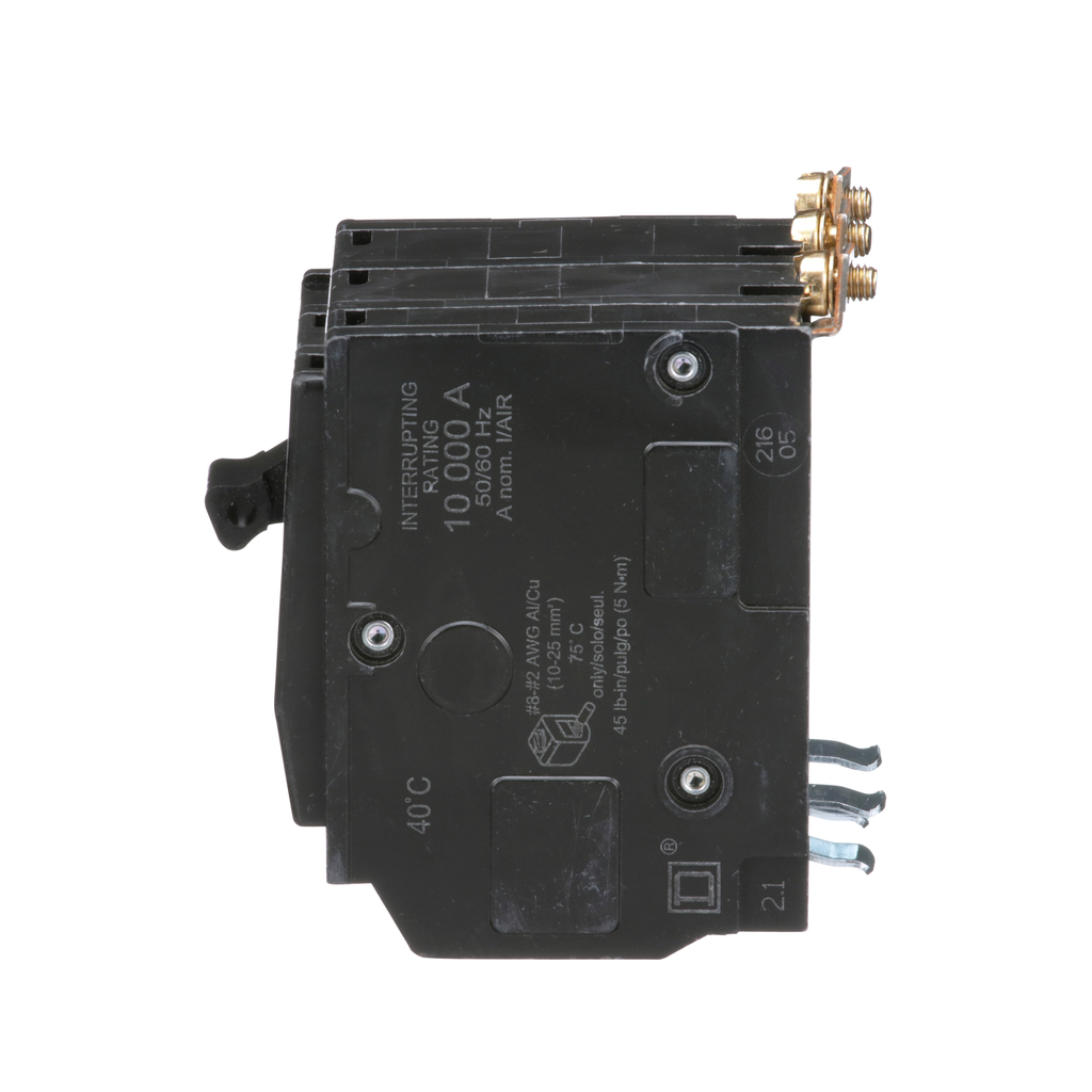 Square D QOB340 Miniature Circuit Breaker 40A 240V 3Ph , Bolt-On ...