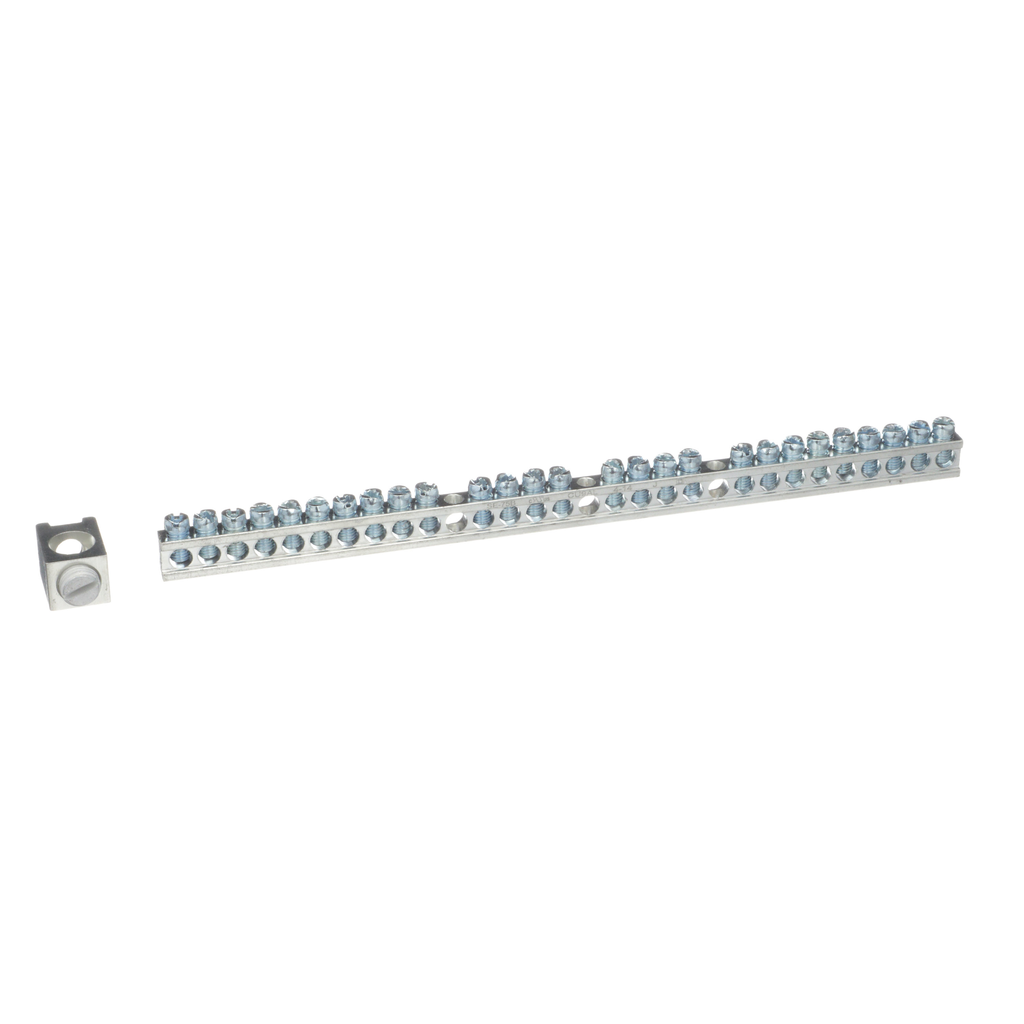 Square D PK27GTA 27-Terminal Load Center Ground Bar Kit, 600A Max, 8.11 ...