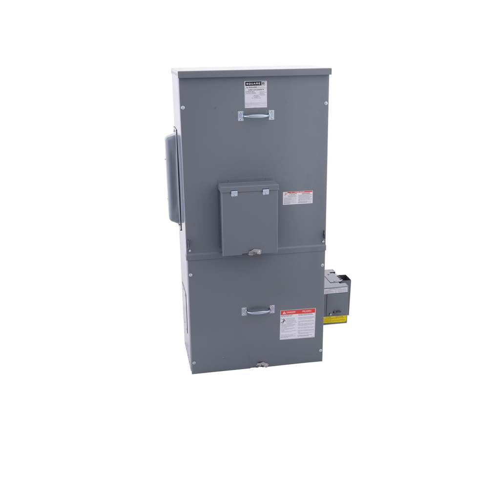 EZ Meter Pak, main breaker, busway tap right side, neutral back, 3P ...