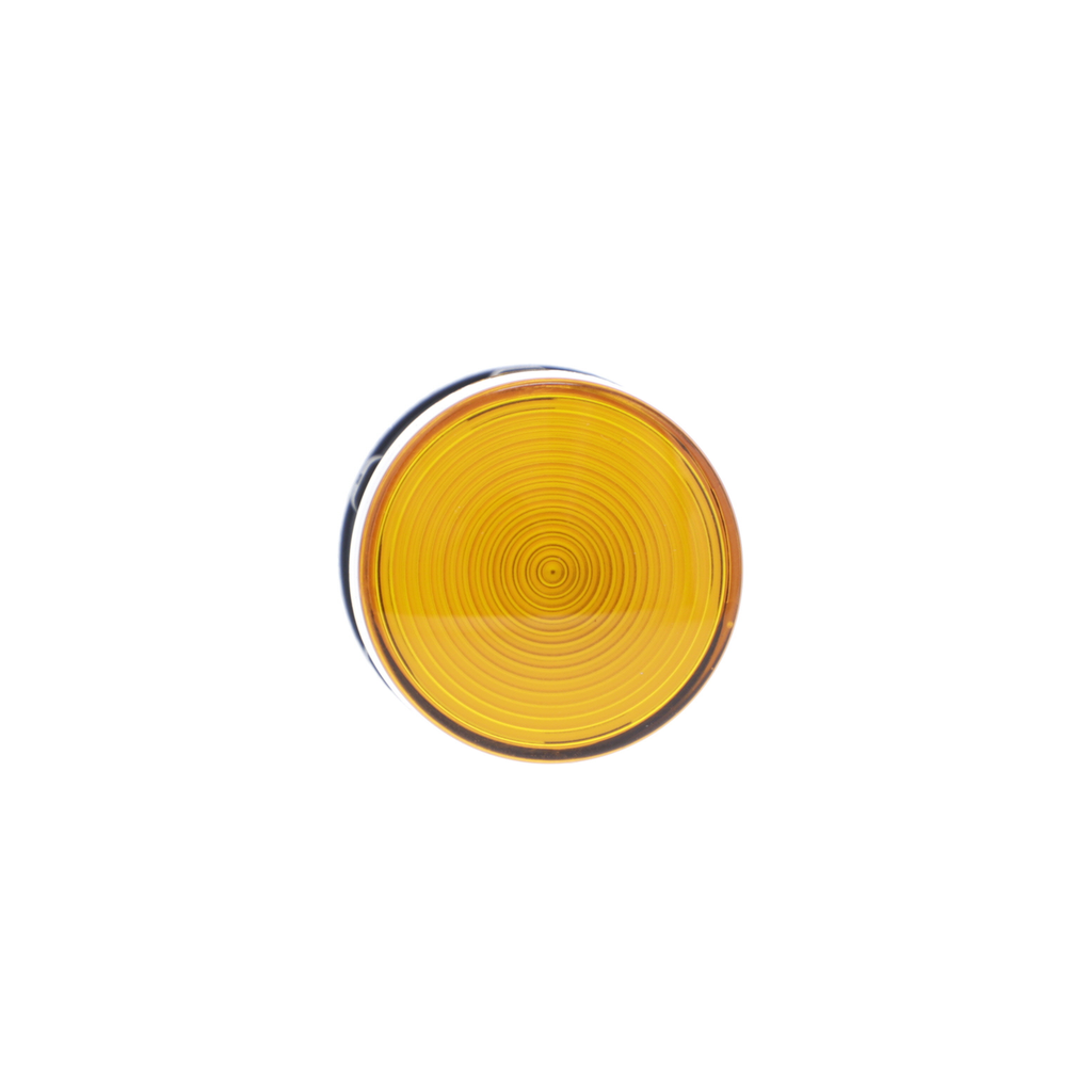 Monolithic pilot light, Harmony XB7, plastic, orange, 22mm, integral ...