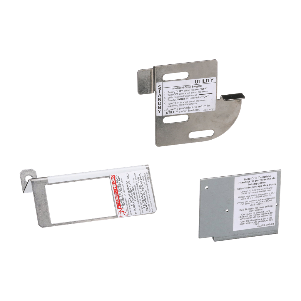 Square D QOCGK2C NEMA 1 Load Center Generator Interlock Kit | Cooper ...