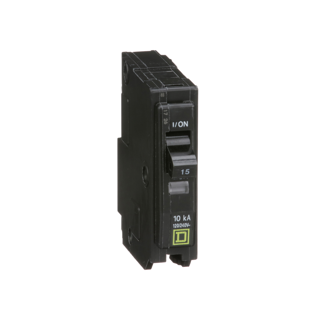 Square D QO115 Miniature Circuit Breaker 15A 120/240V 1P , Plug-In ...