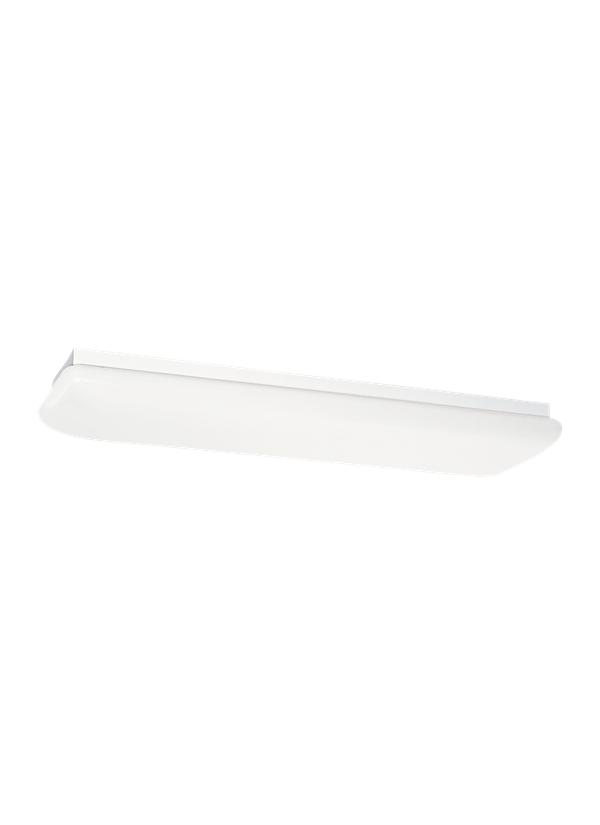 2 Light Fluorescent Flush Mount - White | Cooper Electric