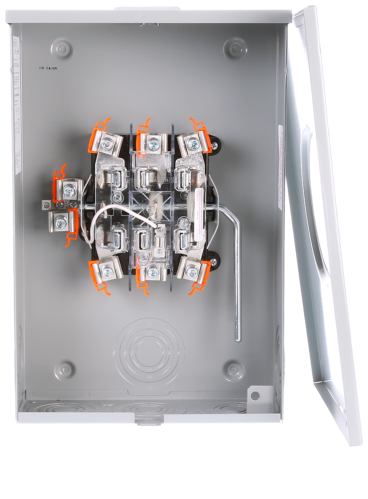 Siemens 40407-02CO 600 VAC 200 Amp 3-Phase 4-Wire 7-Jaw 1-Position ...