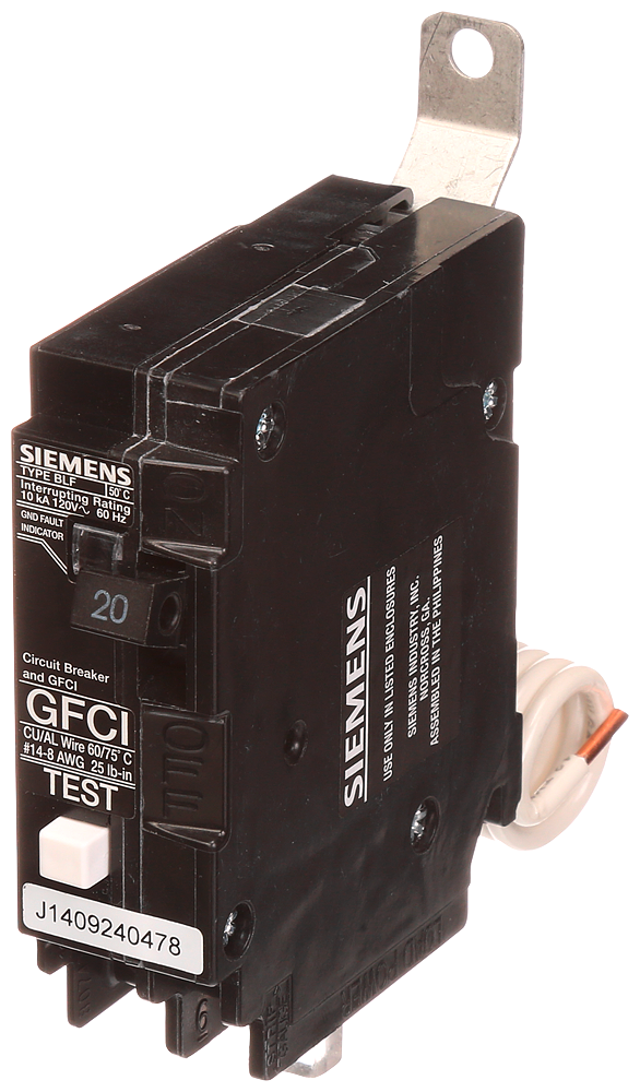 Siemens BF120AH 1-Pole Ground Fault Circuit Interrupter | Viking Electric