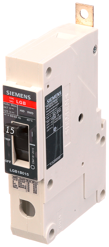 Siemens LGB1B015B BRKR LGB 15A 1P 277V | Cooper Electric
