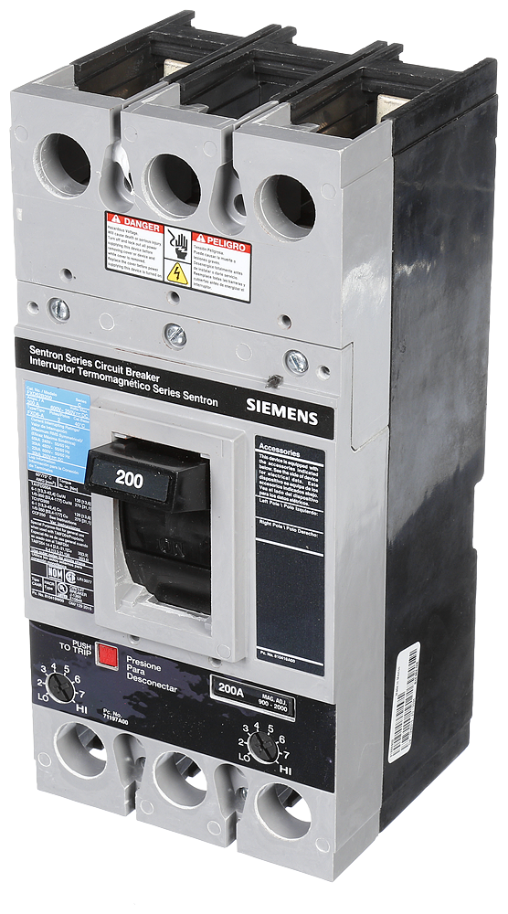 Siemens FXD62B200 FD MCCB,22kA@6 | Cooper Electric
