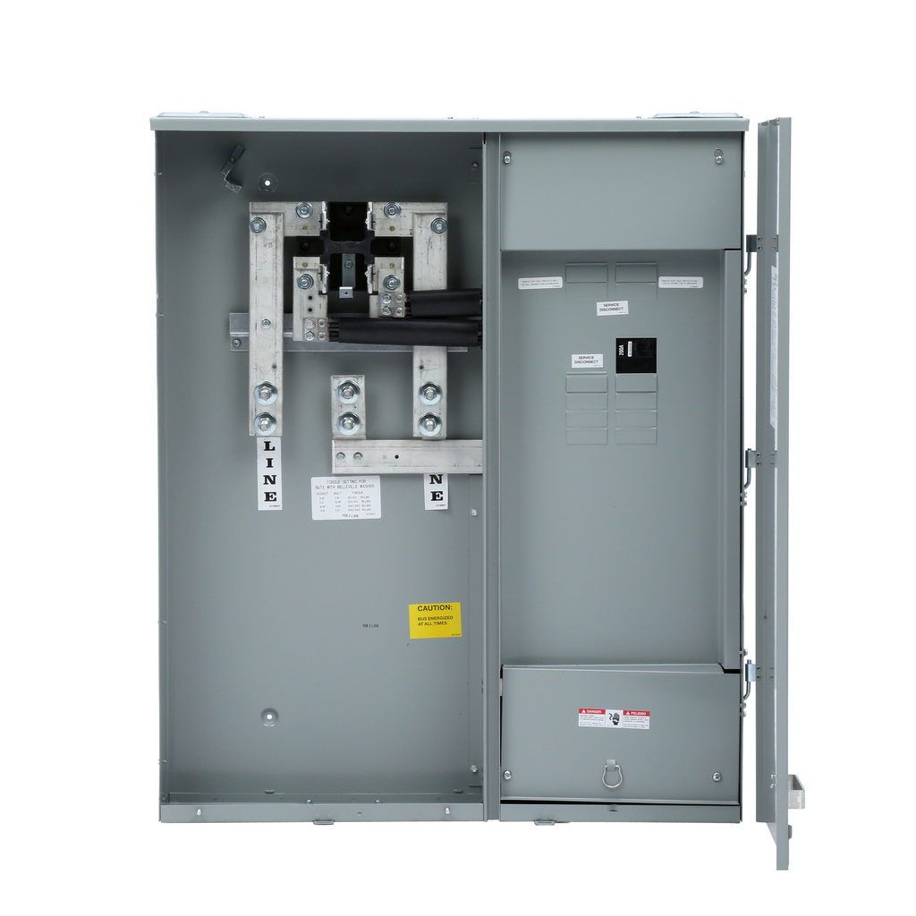 Siemens MC0816B1400SC 120/240 VAC 320 Amp 1-Phase 3-Wire Ring Type ...