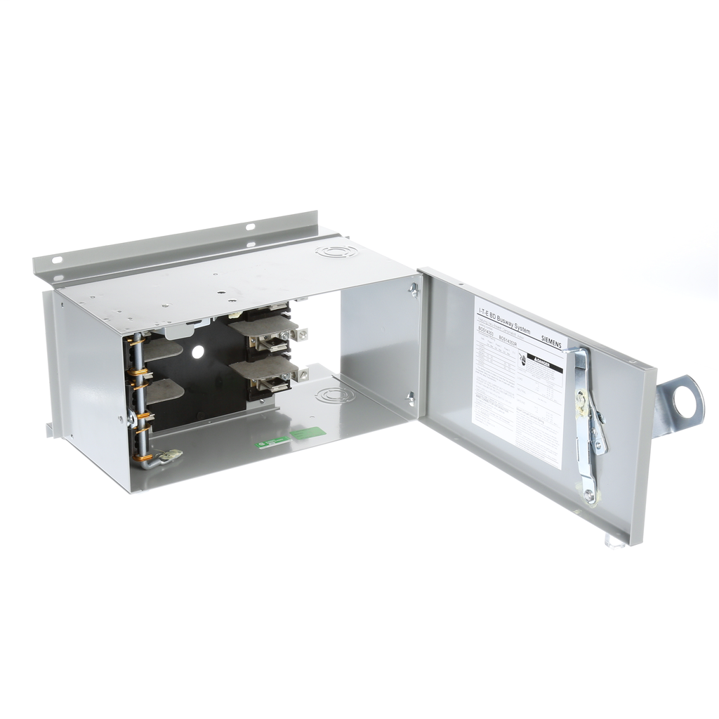 Siemens BOS14353 600 VAC 100 Amp 75 Hp 3-Pole 3-Wire Fusible Busway ...