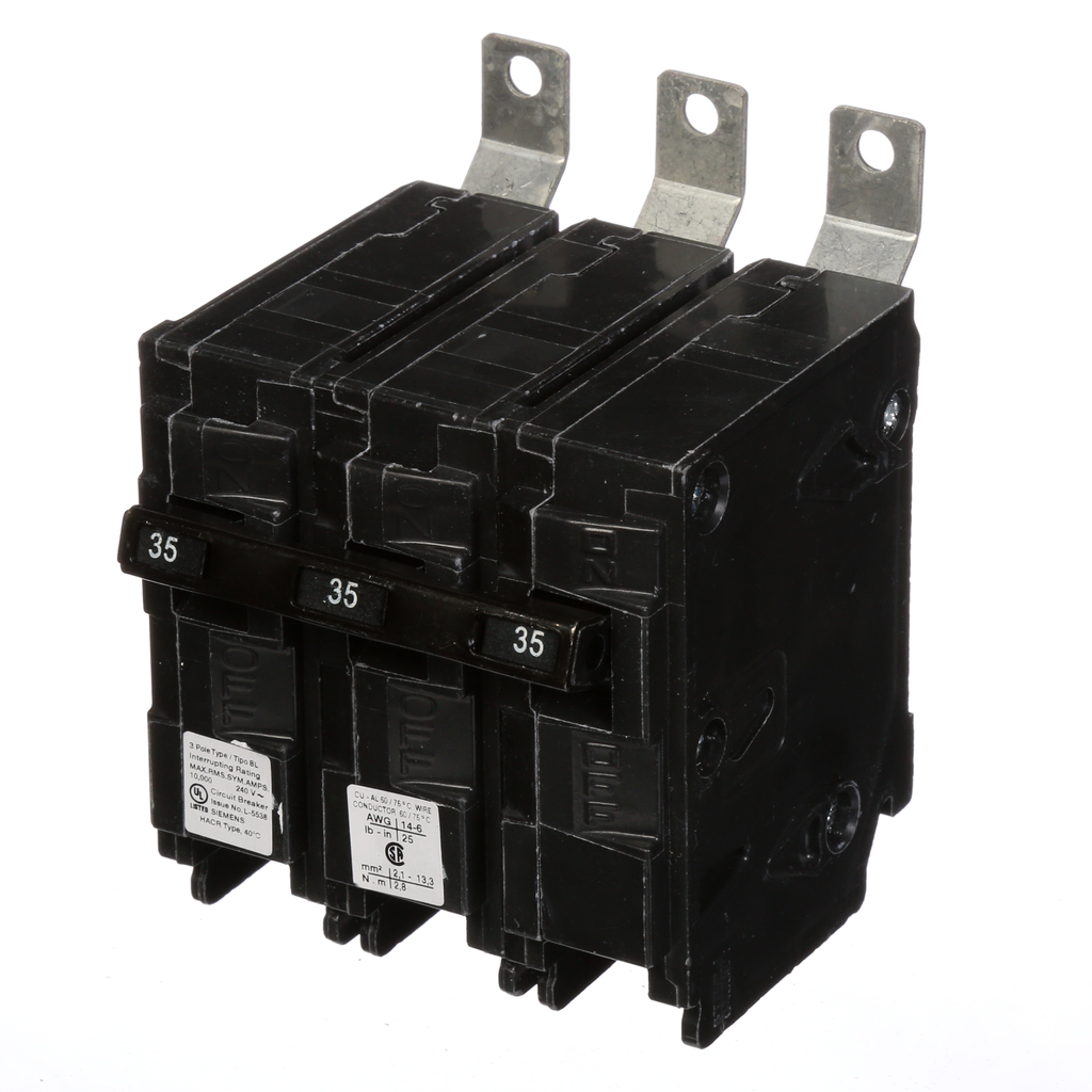 Siemens B335 3-Pole 35 Amp 240 Volt 10 K Circuit Breaker | Quality ...