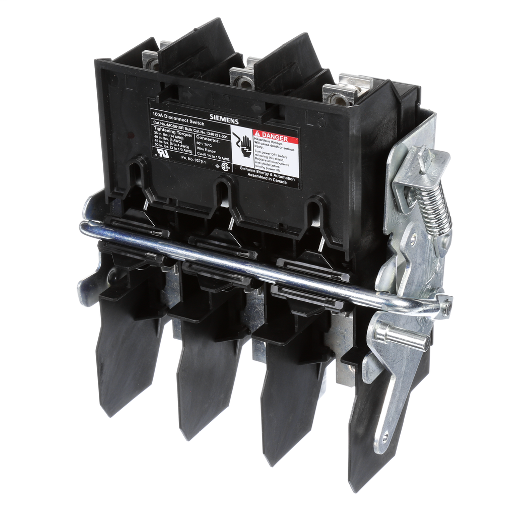 Siemens MCS610R 600 VAC/250 VDC 100 Amp 15 Hp 14 to 2/0 AWG Variable ...