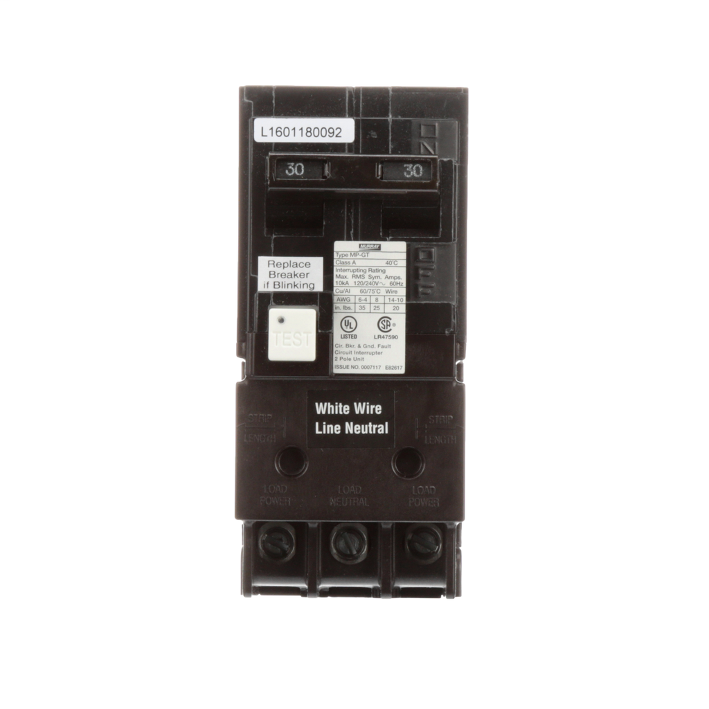 Siemens MP230GFA BRKR MP-GT GFCI 5mA 2P | Cooper Electric