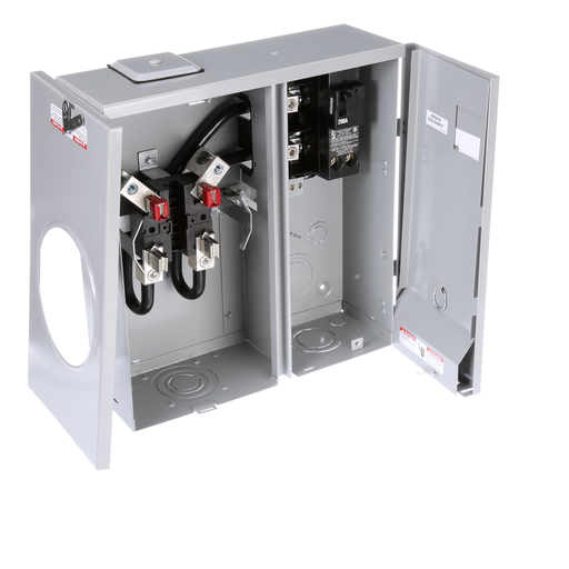 Siemens MM0202B1200R 120/240 VAC 200 Amp 1-Phase 3-Wire 4-Jaw No Bypass ...