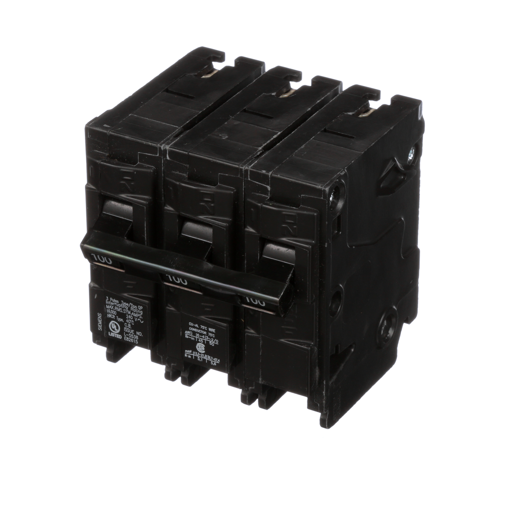 Siemens MBK3100 240 Volt 100 Amp 3-Phase 10 kA Load Center Main Breaker ...