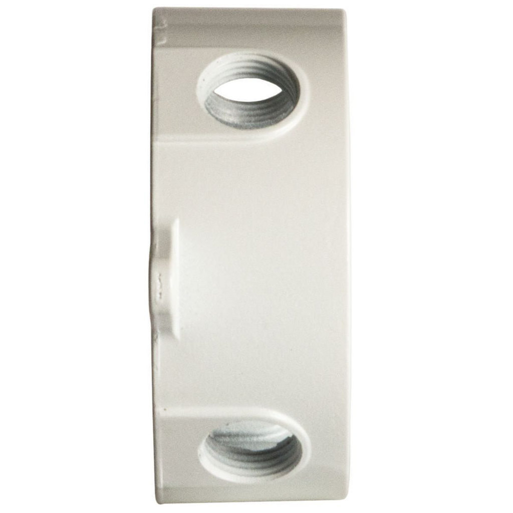 RACO 5361-1 4 x 1-1/2 Inch 16 In³ White Powder Coated Die-Cast Aluminum ...