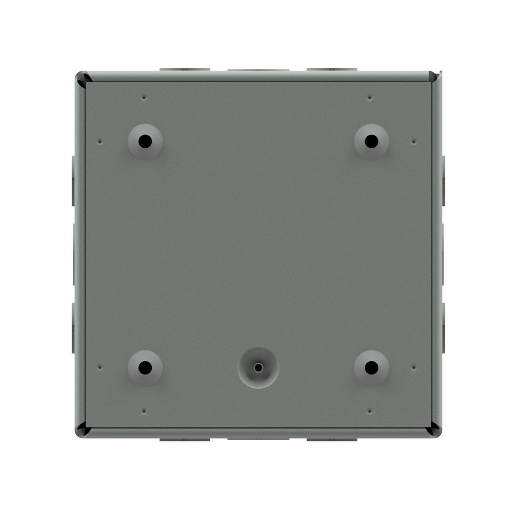 Wiegmann SC080804 8 x 8 x 4 Inch Gray Steel NEMA 1 with Knockout Screw ...
