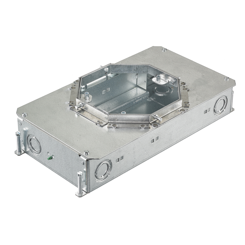 Hubbell CFB2G25R SystemOne 2-Gang Recessed Floor Box | Cooper Electric