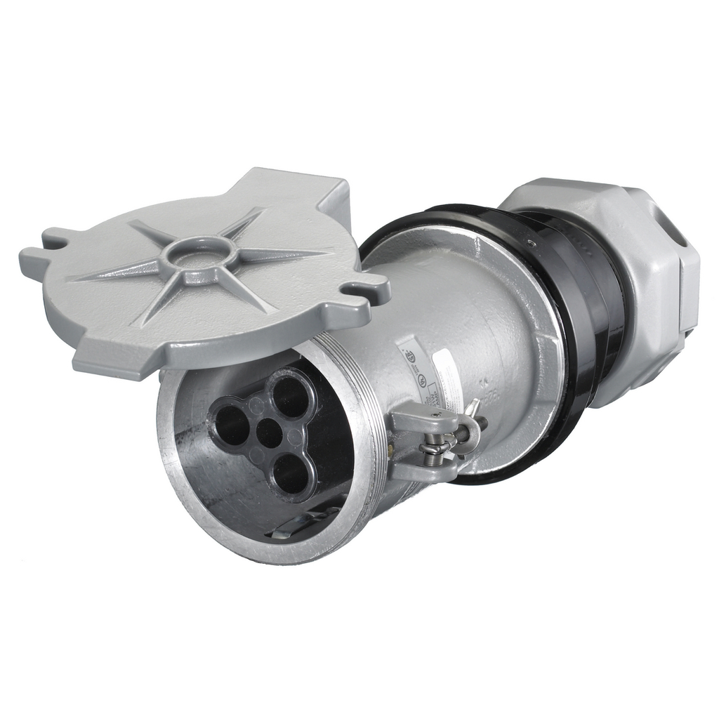 Hubbell HBL4200CS1W 200 Amp 600 VAC 250 VDC 3-Pole 4-Wire Style I ...