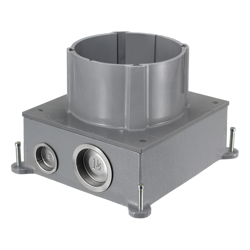 Hubbell S1CFBFLOORBOX, SYSTEM ONE, CAST IRON | Cooper Electric