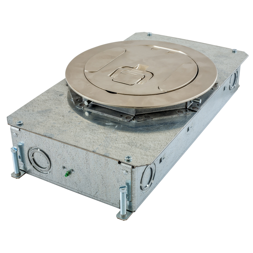 Hubbell CFB2G25R SystemOne 2-Gang Recessed Floor Box | Cooper Electric