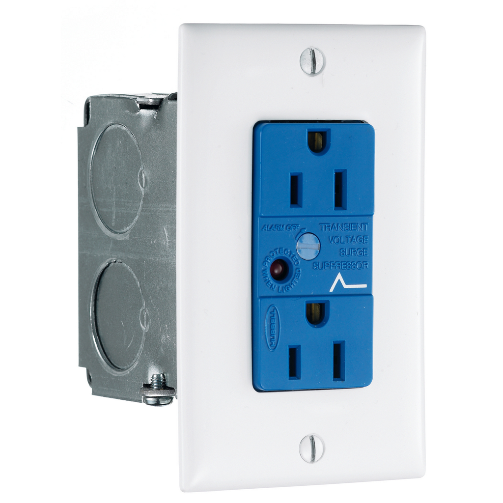 Hubbell NSOKPSCAB, NETSELECT, PWRKT, 15A, 120V, DPLX, SURGE | Cooper ...